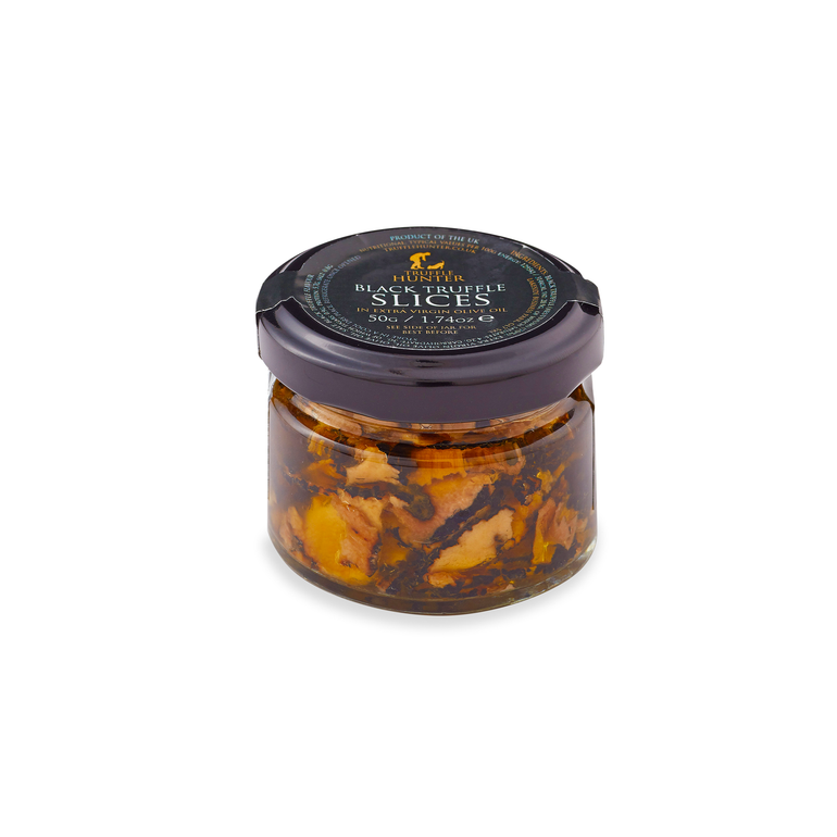 Black Truffle Slices Thinly Sliced Black Truffles Preserved in Olive Oil